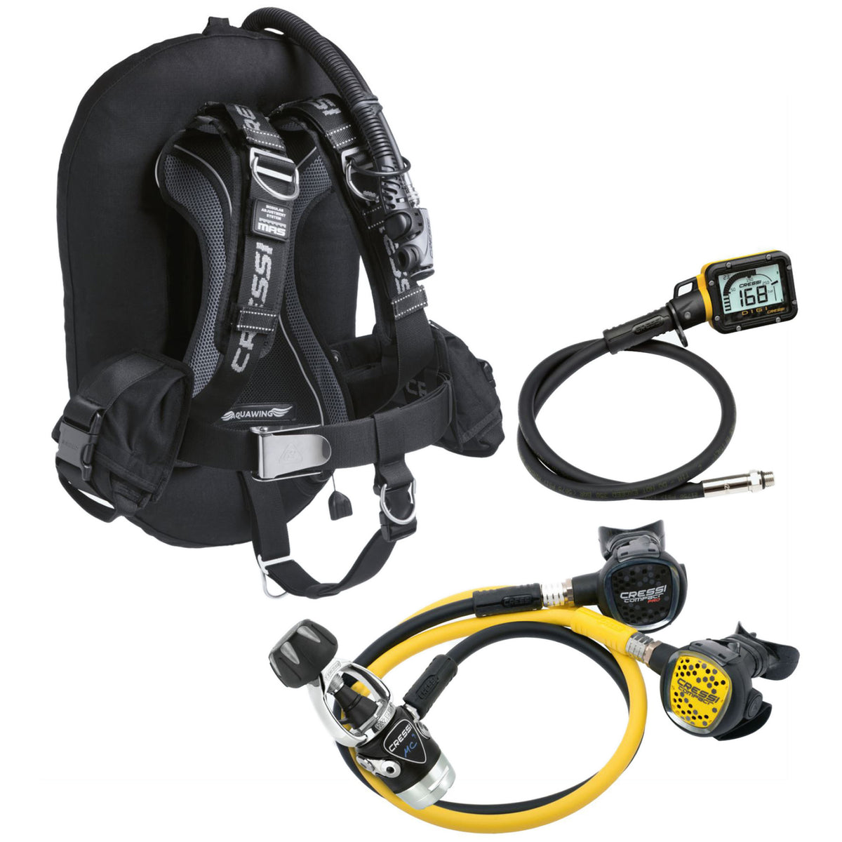 Cressi Aquawing plus Scuba Set – Dive Team - Cape Town